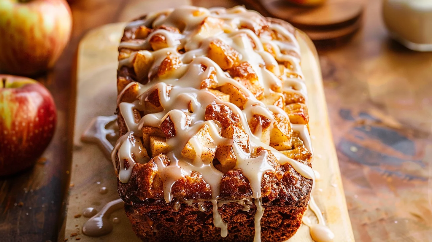 Easy Amish Apple Fritter Bread: Heavenly Glazed Perfection - Yumoti